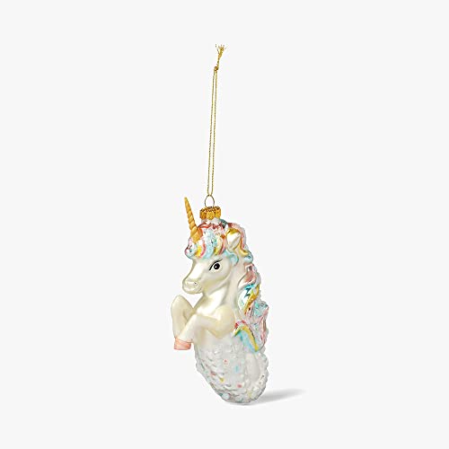 Paperchase | Mermaid Unicorn Hanging Christmas Tree Decoration | Ornam ...