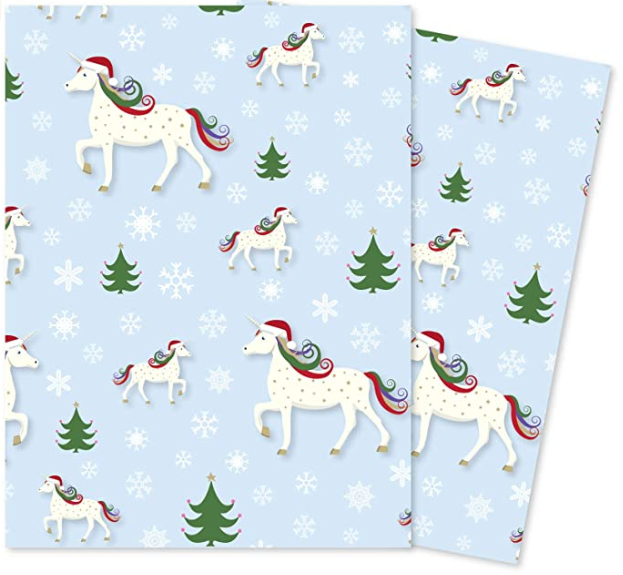 Unicorn Christmas Wrapping Paper | Xmas Decorations – All Things Unicorn