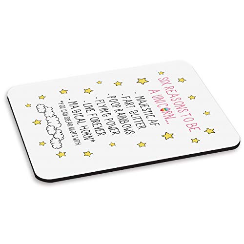 Reasons To Be A Unicorn PC Computer Mouse Mat Pad – All Things Unicorn