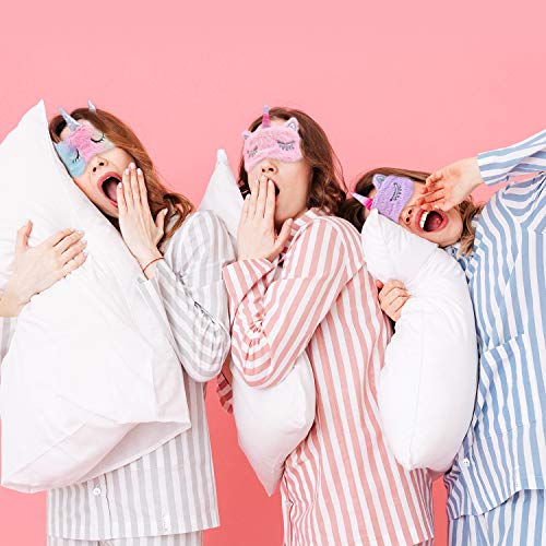 Unicorn Sleep Masks | 4 Pack | Essential For Sleepovers | Girls – All ...